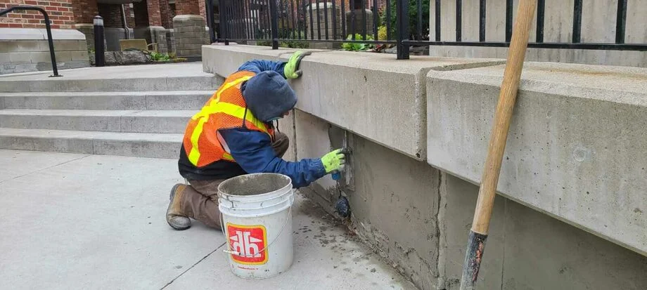 Parging Foundation Wall