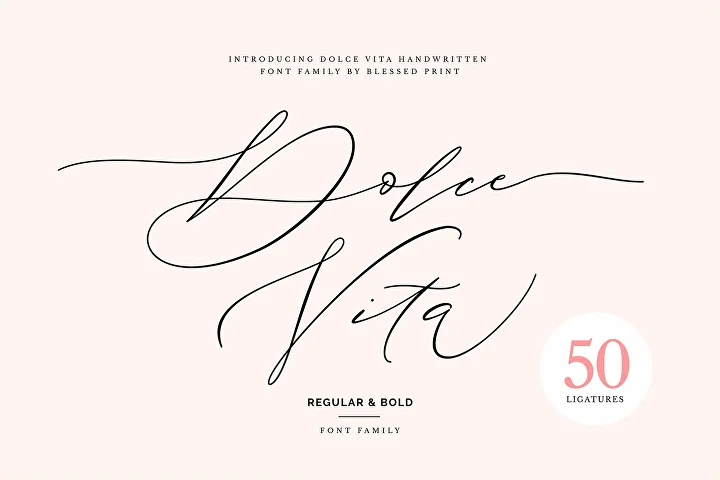 blessed in spanish cursive